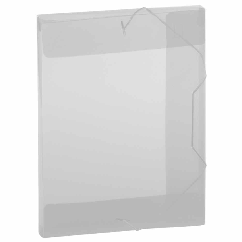 Pasta Plástica Aba Elástica A30 3cm Transparente 0330 Plascony - 10UN ...