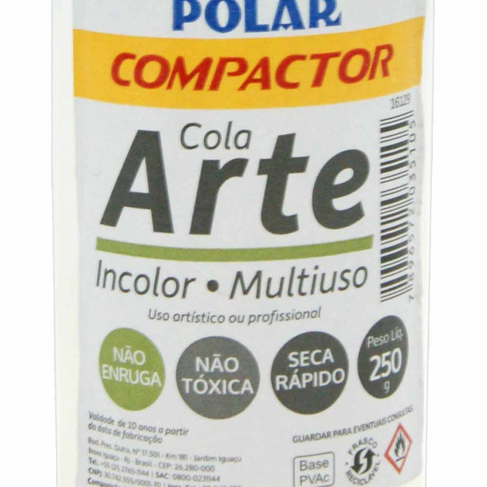 Cola Incolor 250g Polar Arte 7000 Compactor - UN - Atacado São Paulo ...