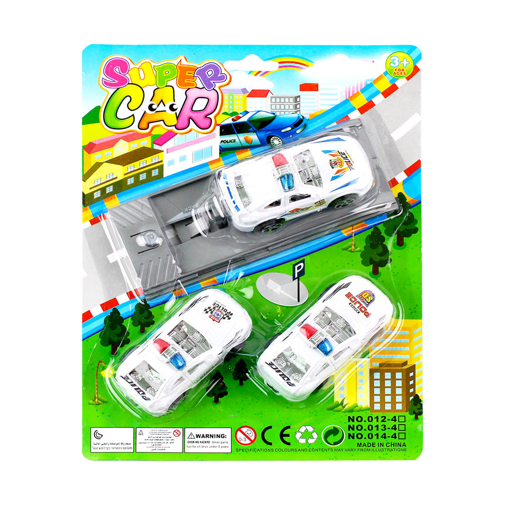 Carro com Lançador Super Car 3318 Ark Brasil - 4 Peças Ark brasil ...