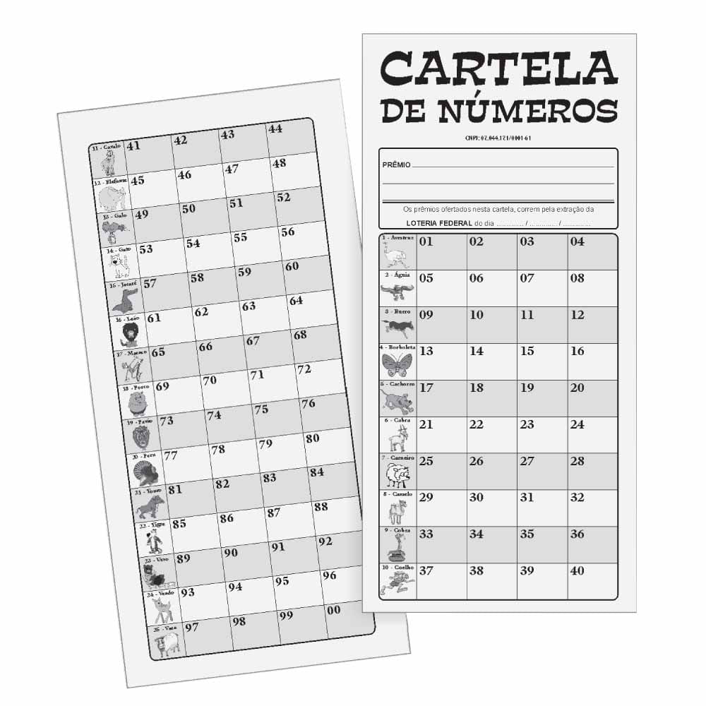 Bloco Rifa Com 100 Números 1 a 00 6015 Tamoio - 50UN - Atacado São ...