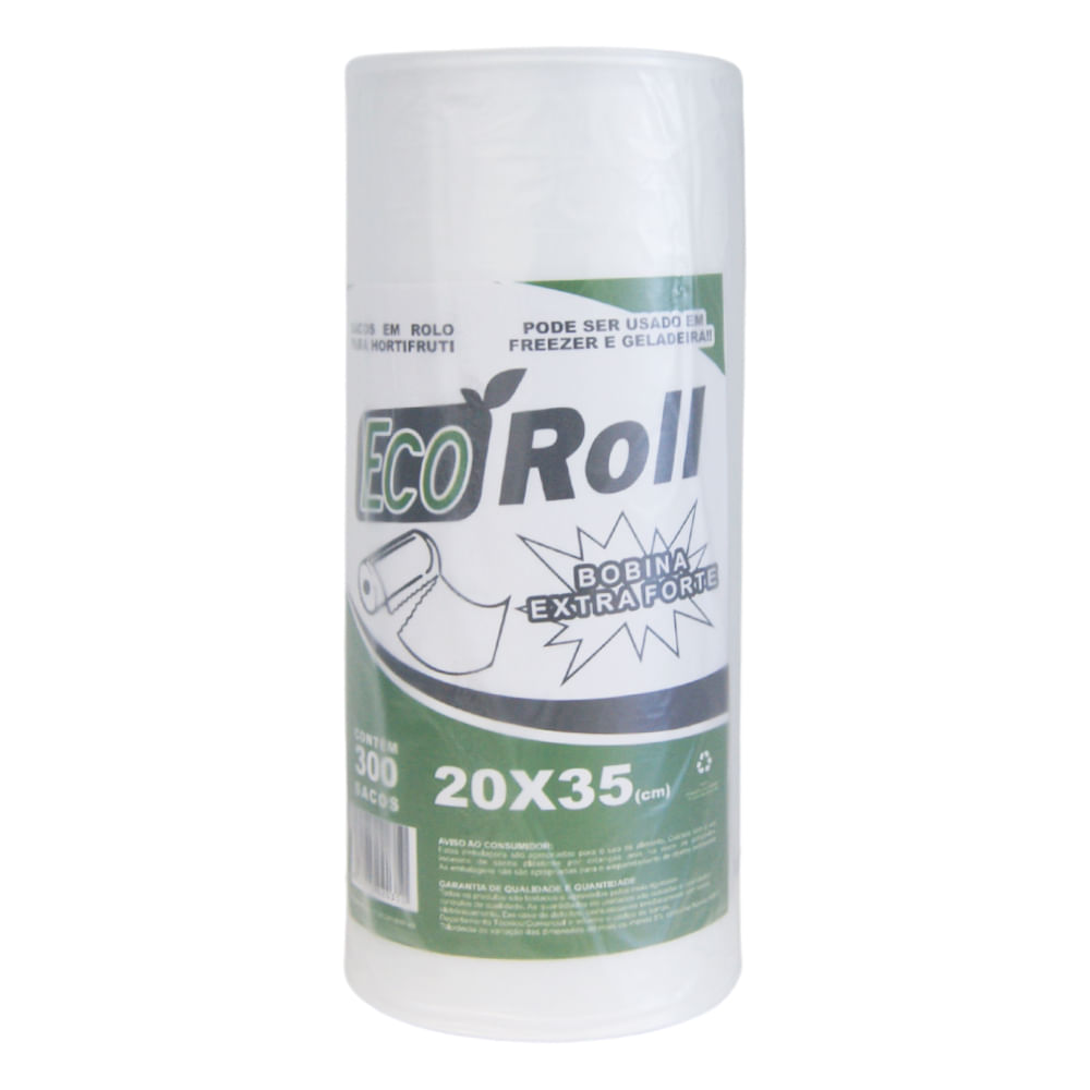 Sacola Bobina 20x35 Picotada 300 unidades 0411 Ecoroll - RL - Atacado São Paulo :: Atacado de ...