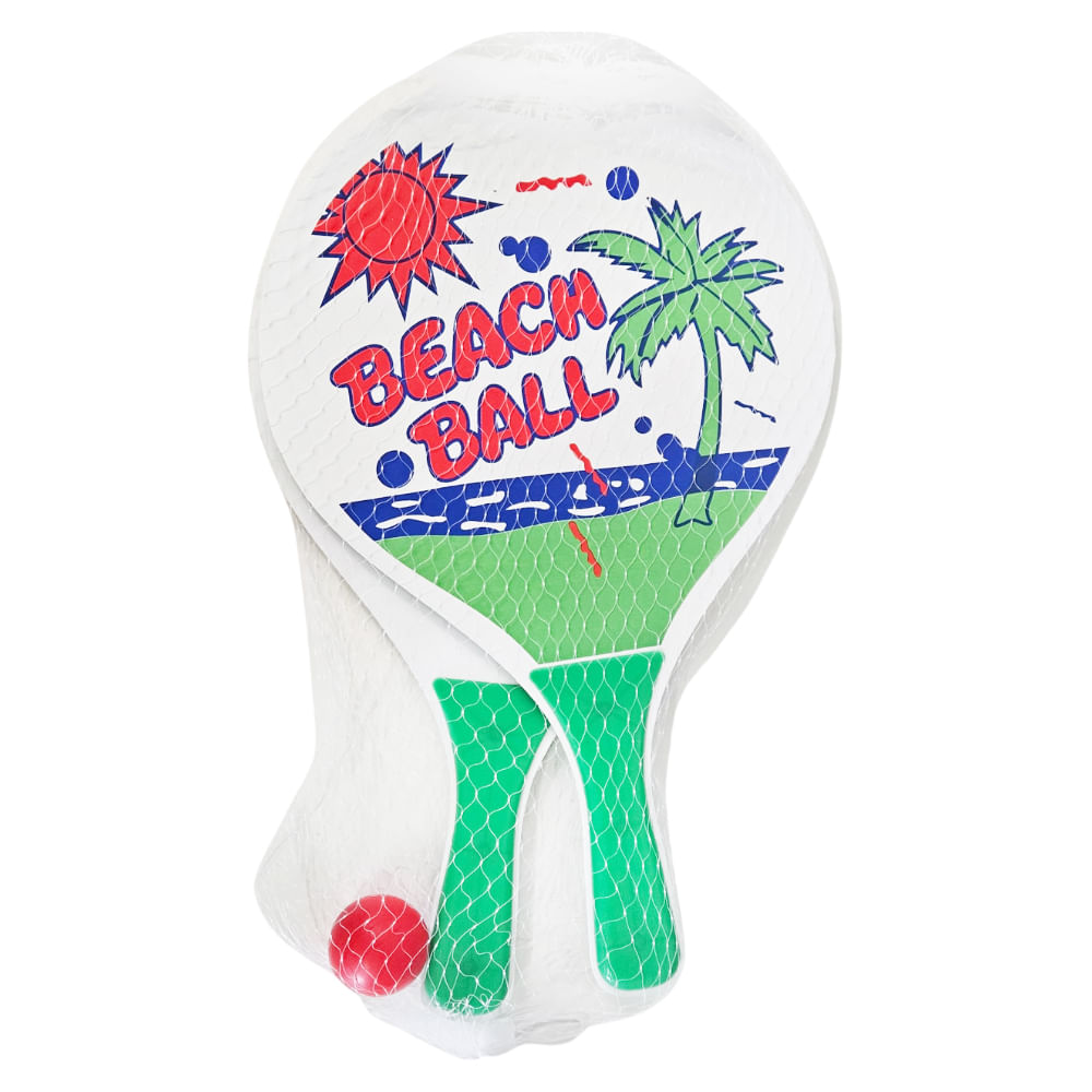 Raquete de Frescobol Infantil + Bola IF02086 Imporiente - 3PCS - Atacado São Paulo :: Atacado de ...